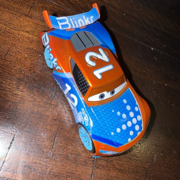 Toys | Mattel Disney Pixar Cars Blue And Orange Toy Car | Poshmark